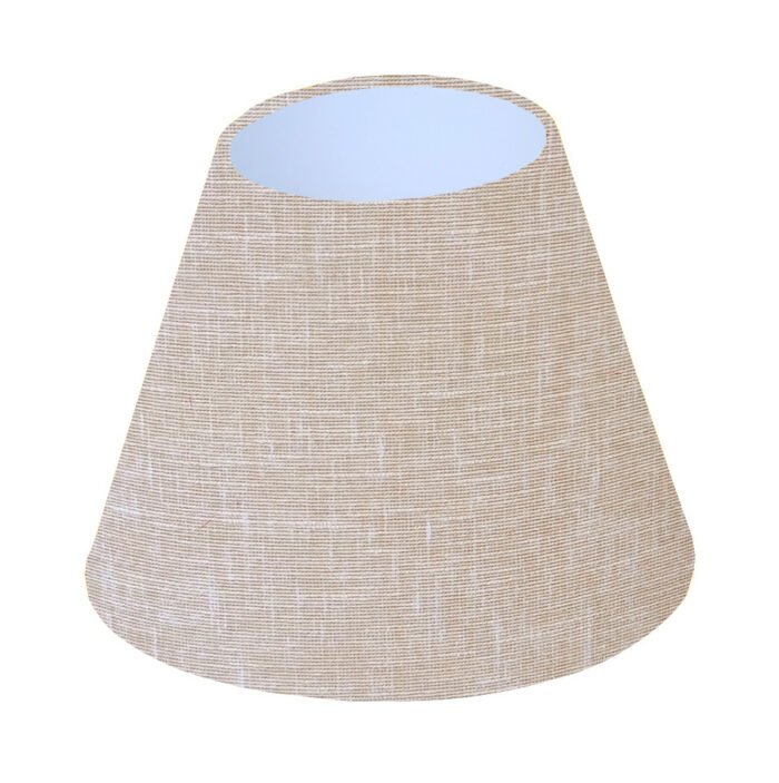 Beige textured fabric conical lampshade (3 different sizes) | Woodooz ...