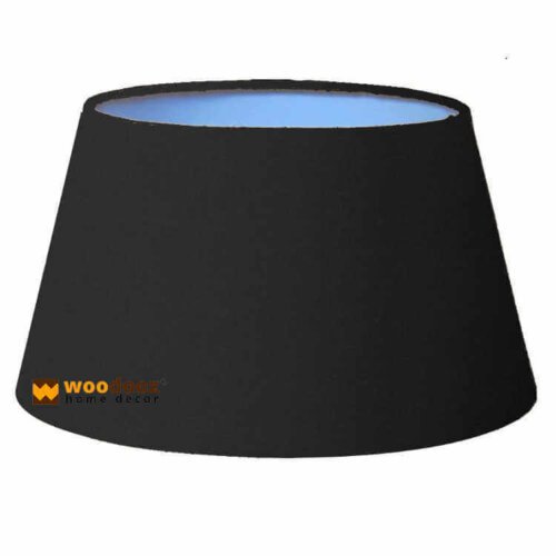 Stunning black fabric lamp shade | For table and floor lamps